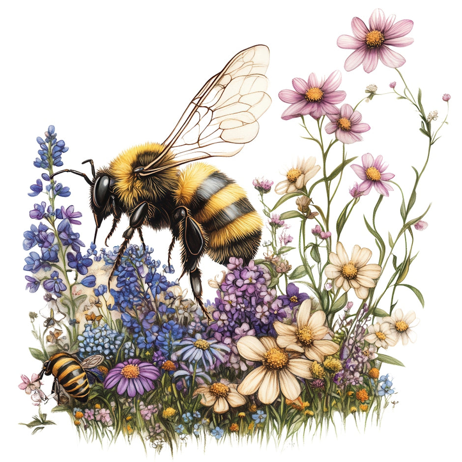 Bees Fabric Panels – QuiltingFabricPanels.com