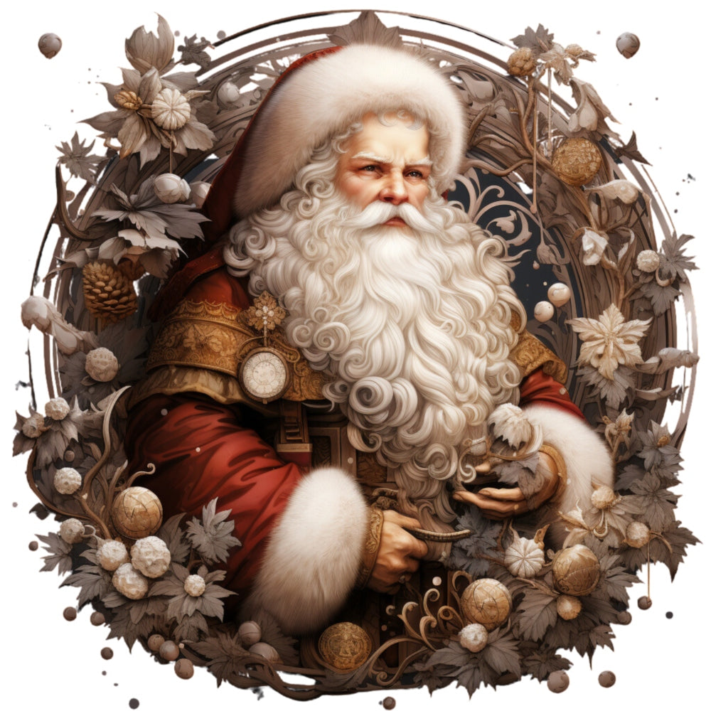 Vintage Santa Claus Fabric Panel 2 – QuiltingFabricPanels.com