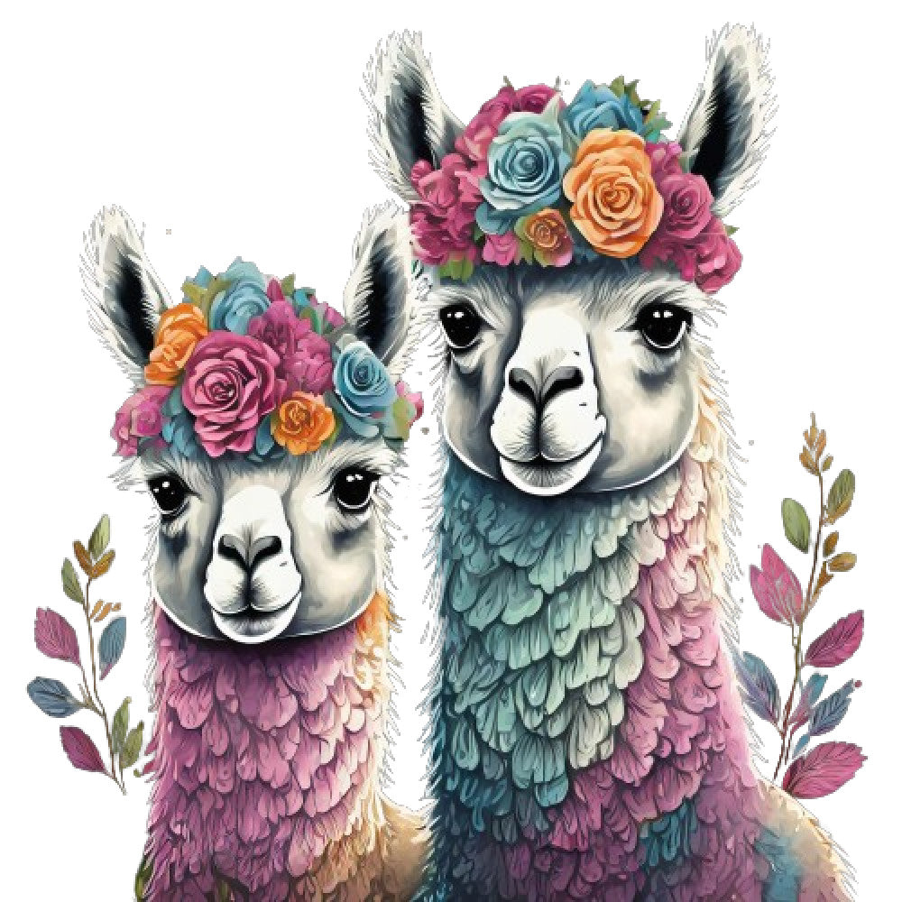 Llama Friends Fabric Panel 10 – QuiltingFabricPanels.com