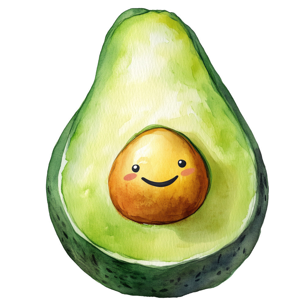 Smiling Avocados Fabric Panel 2 – QuiltingFabricPanels.com