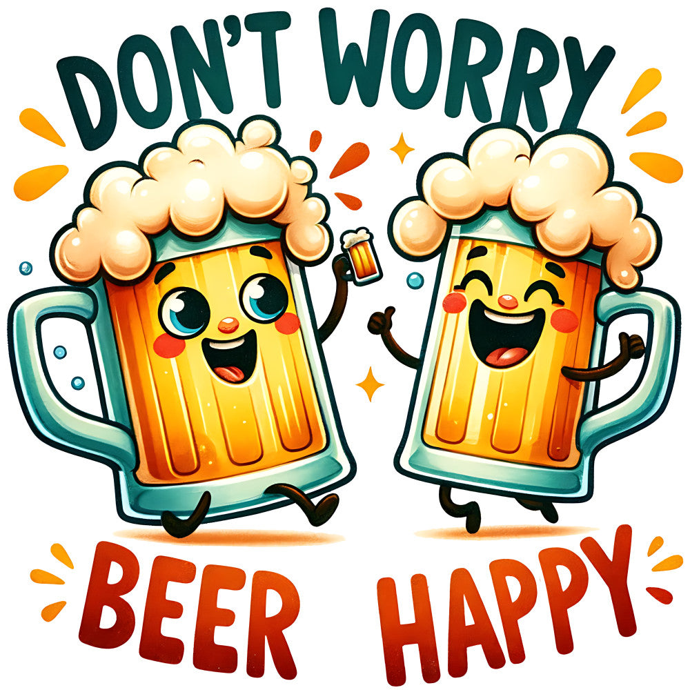 Funny Beer Quote Fabric Panel 8 – QuiltingFabricPanels.com