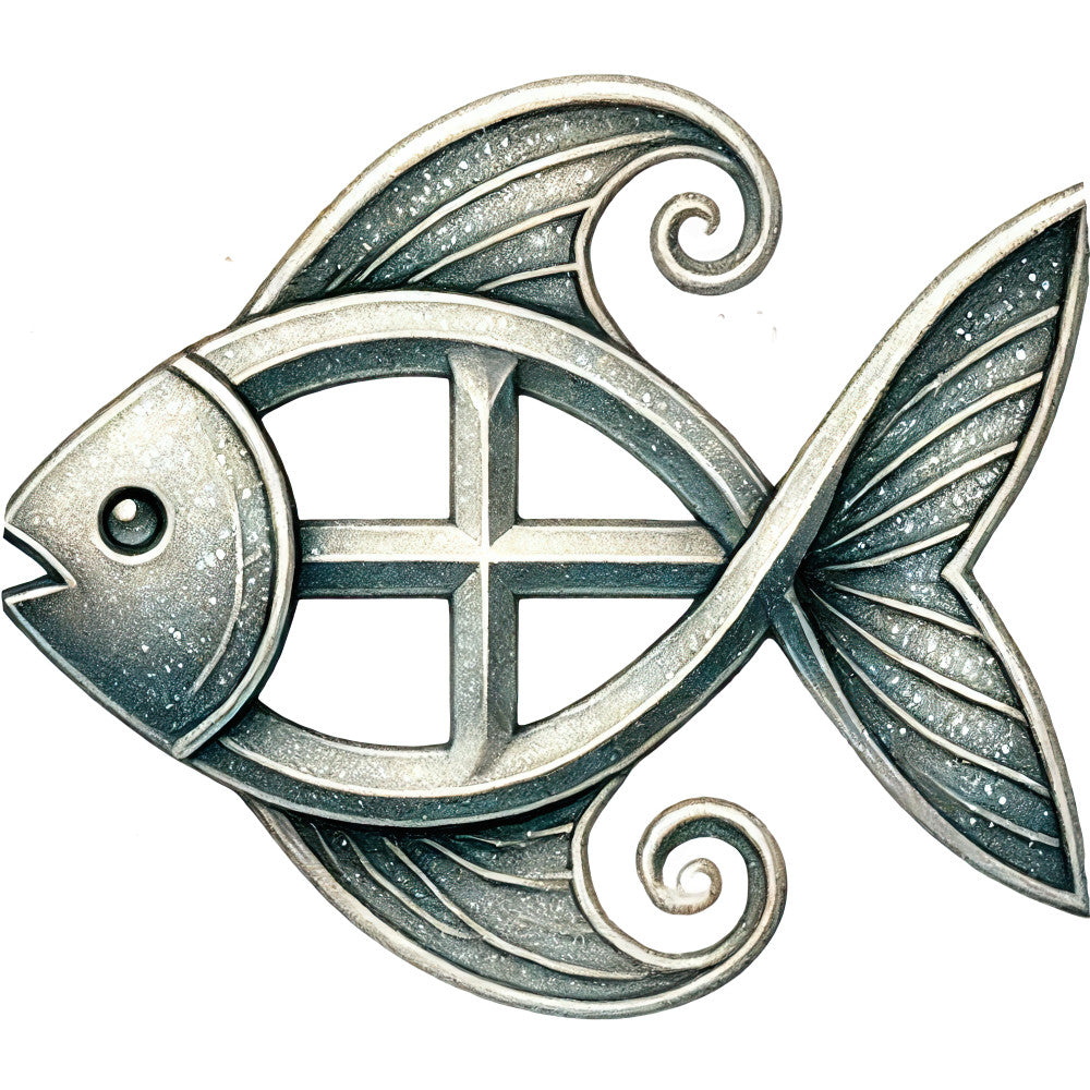 Catholic Symbols Fabric Panel 16 – QuiltingFabricPanels.com