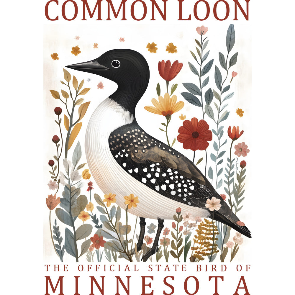 State Bird Poster Fabric Panel 30 – QuiltingFabricPanels.com