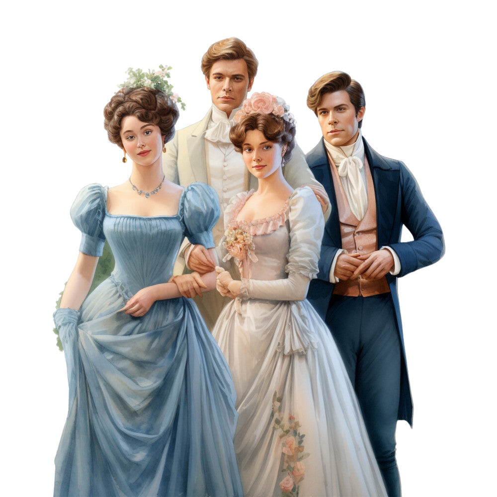 Regency Era Fabric Panel 48 – QuiltingFabricPanels.com