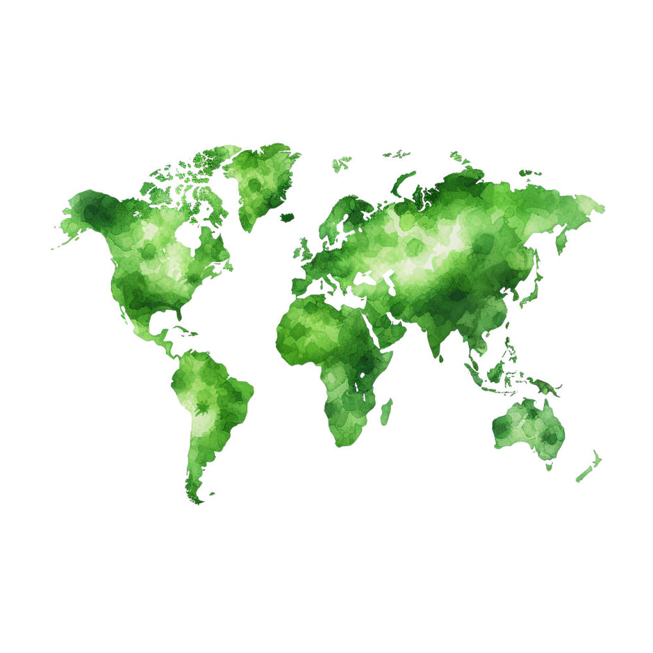 Colorful World Map – QuiltingFabricPanels.com