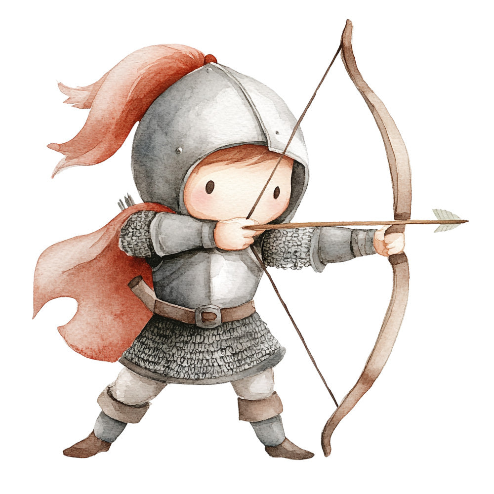 Cute Knight Fabric Panel 3 – QuiltingFabricPanels.com