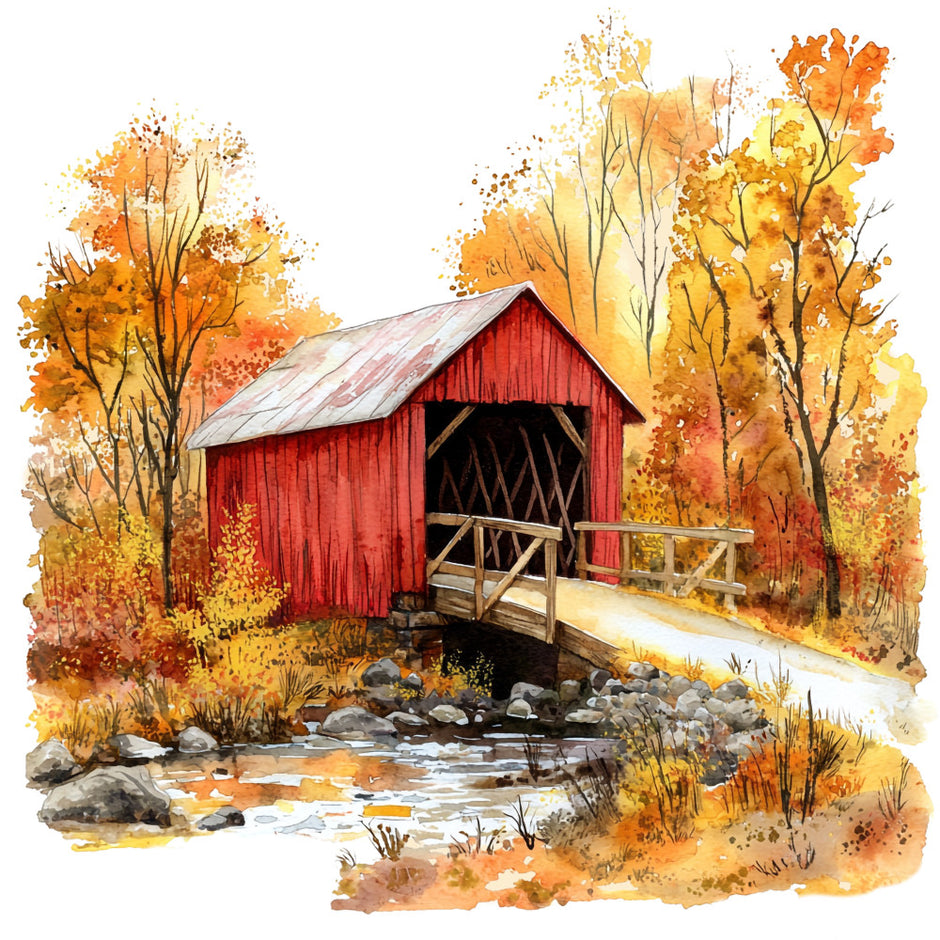 Autumn Landscape – QuiltingFabricPanels.com